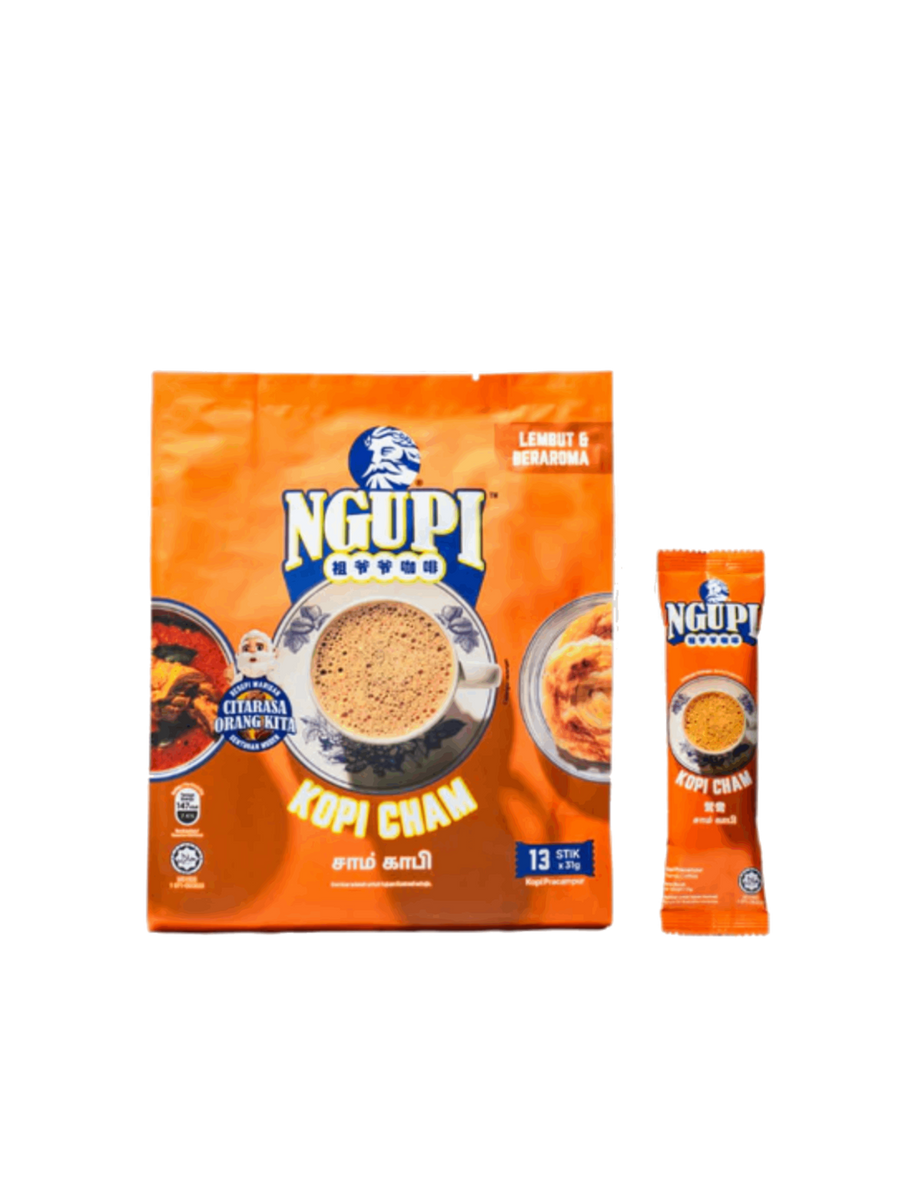 ZUS NGUPI INSTANT PREMIX KOPI CHAM 13X31G – Village Grocer - Subang Parade